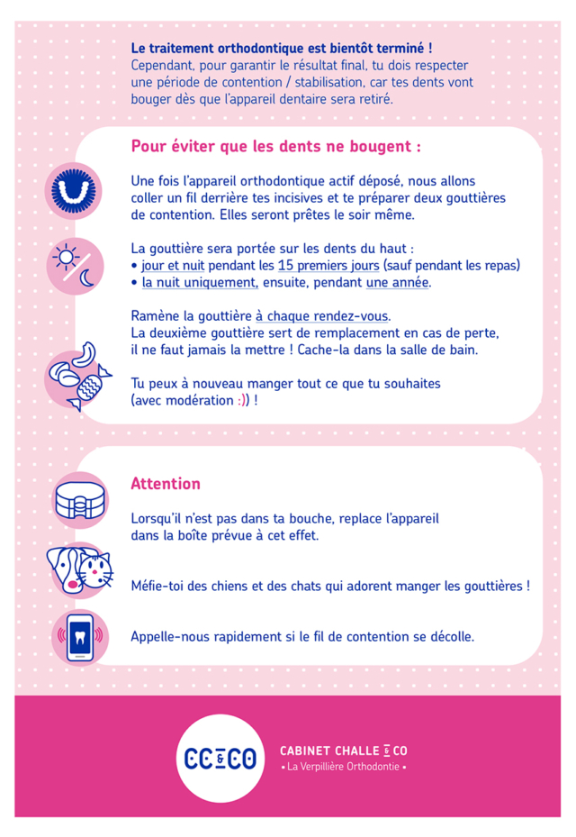 Appareils de contention pour enfant et adulte - Cabinet Challe & Co